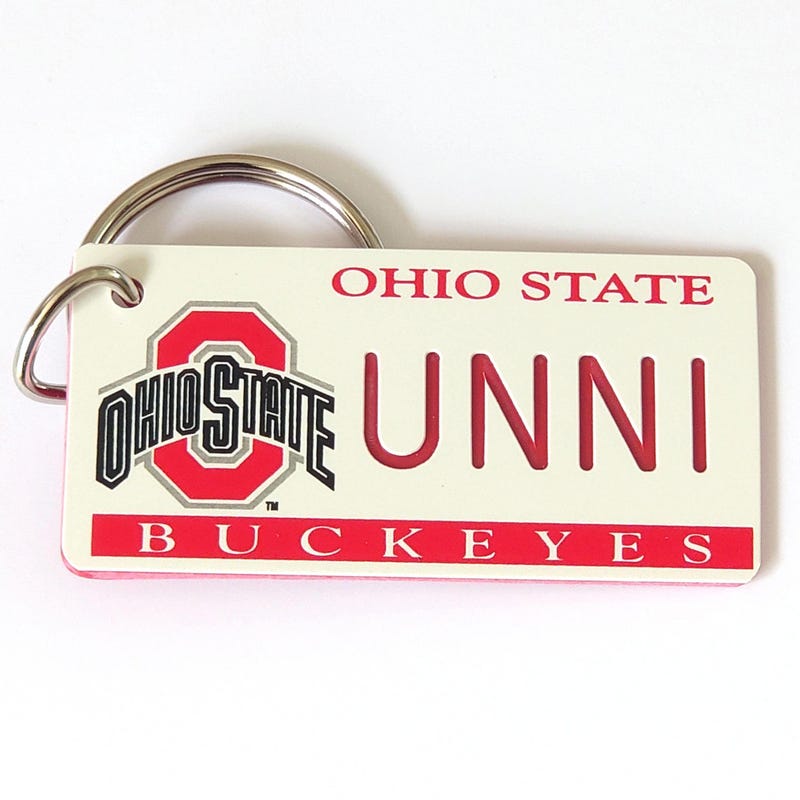 Buckeye Keychain - Etsy