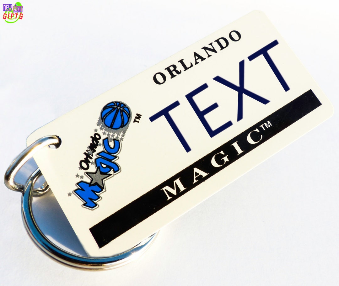 Personalized Orlando Magic Keychain - Custom Engraved Key Tag - Fan ...