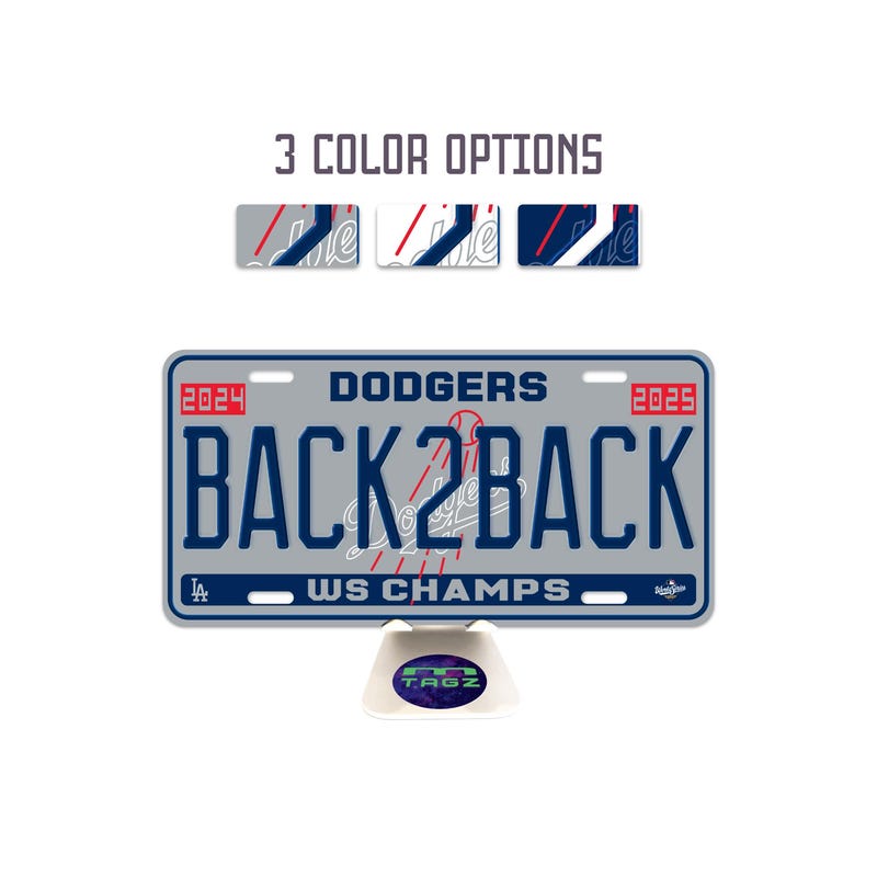 Dodger Back to Back Sign - Etsy