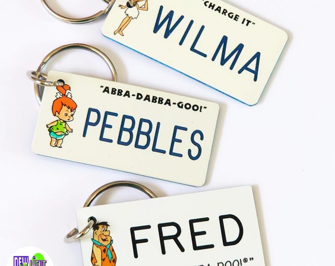 The Flintstones Keychains, CHOOSE YOUR OWN, Vintage 90's Flintstones ...