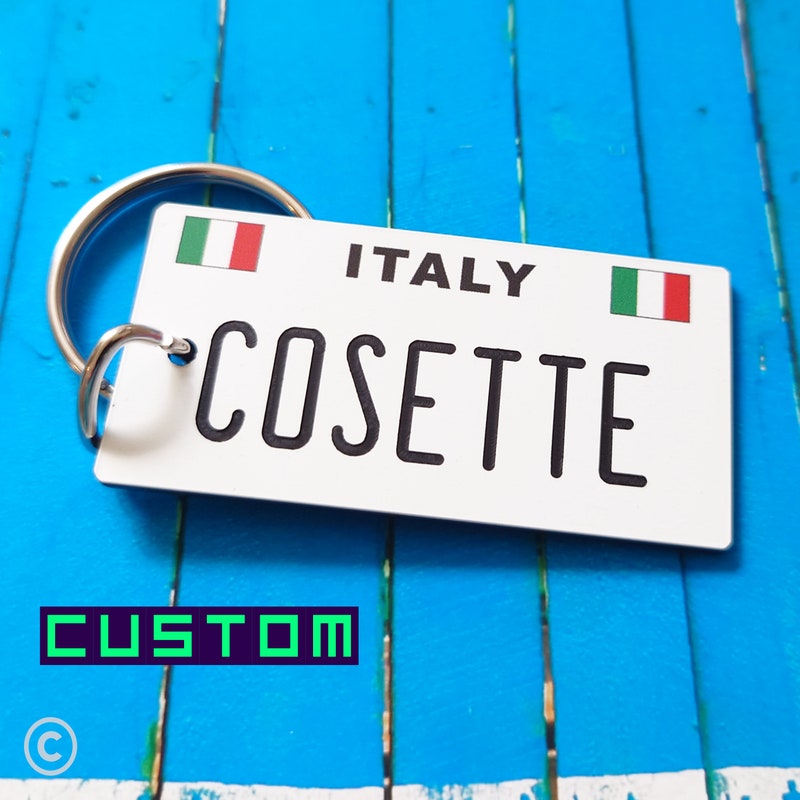Italy Keychain - Etsy