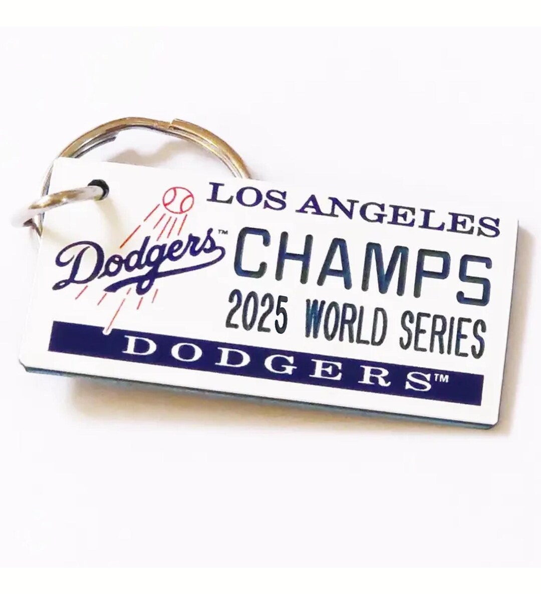 LA Dodgers 2025 / 2024 / 2020 World Series Champions Key Tag / Magnet ...