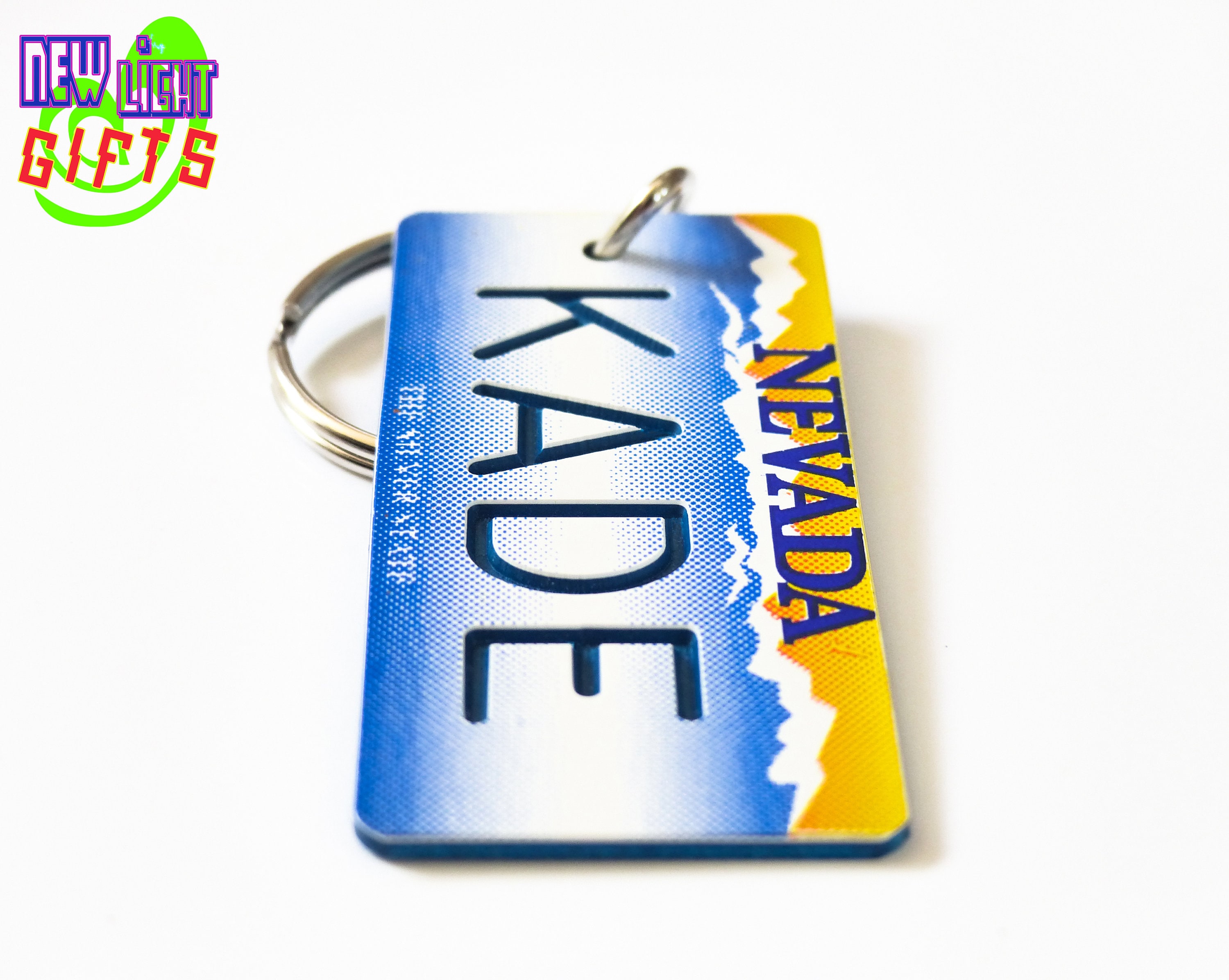 Personalized Nevada State License Plate Keychain Tag - Vintage ...