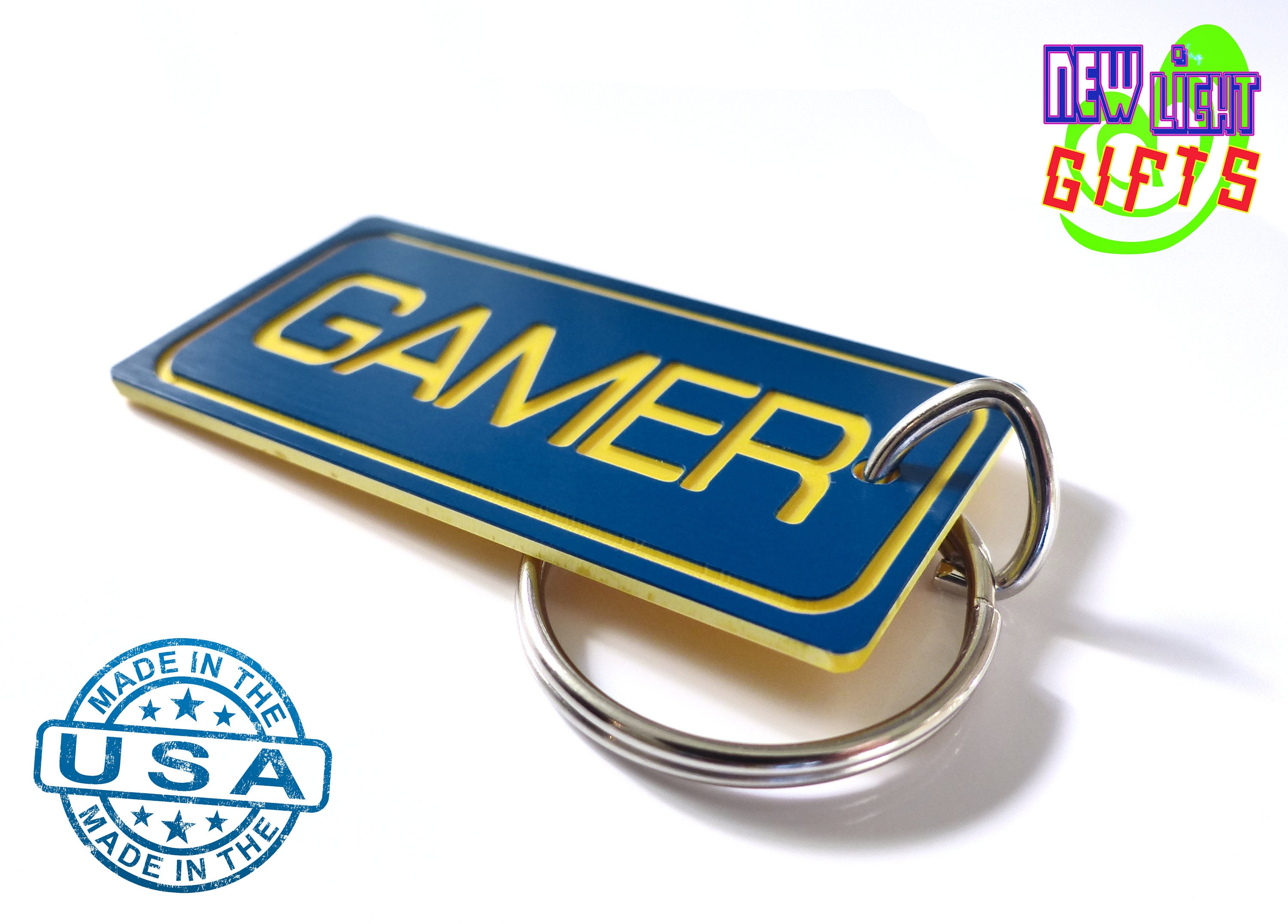 Custom Gamertag Keychain Tag Personalized Gamer Gift - Etsy