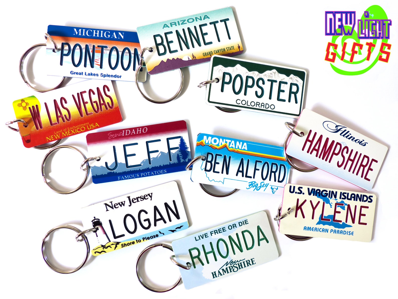 Personalized Indiana State License Plate Custom Keychain Tag - Etsy