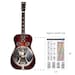 Resonator Dobro Guitar Chords, Scales and Fretboard Poster Set GBDGBD ...