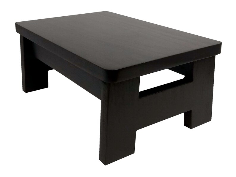 6 Inch Foot Stool Espresso Etsy