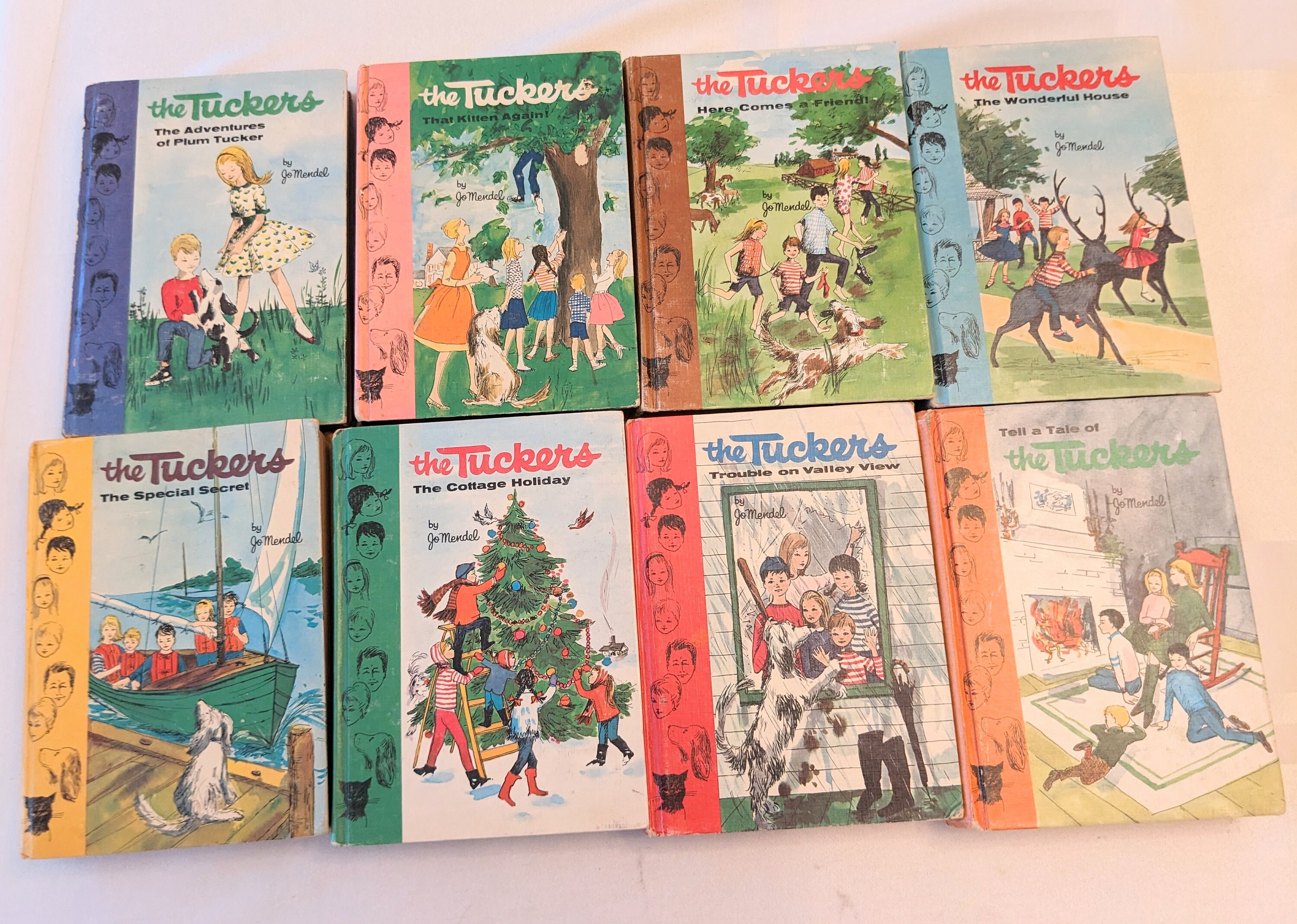 The Tuckers, Set of 8 Children's Books, 1960s Illustrated Vintage ...