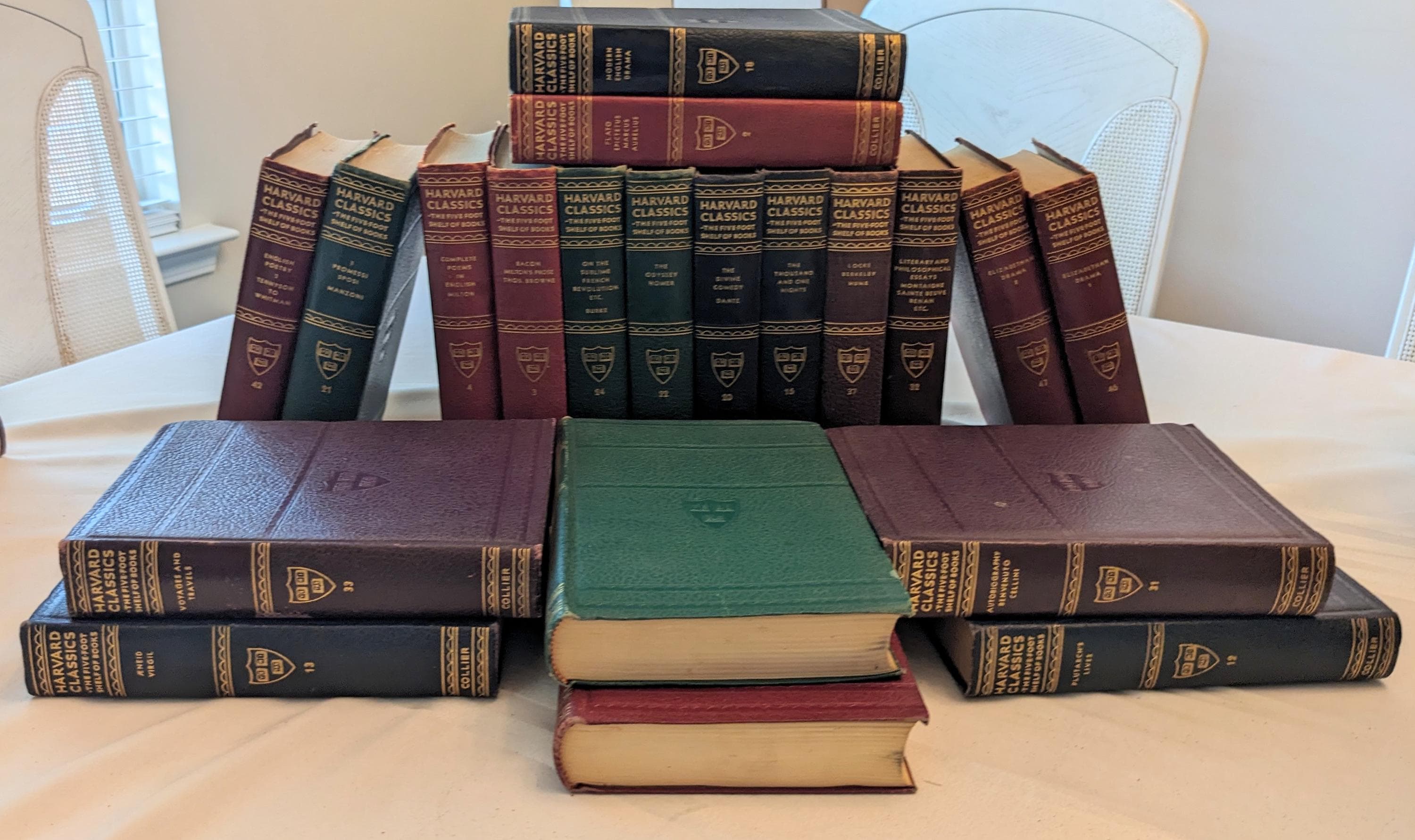 Harvard Classics Five-foot Shelf of Books Gemstone Edition, 1937 ...