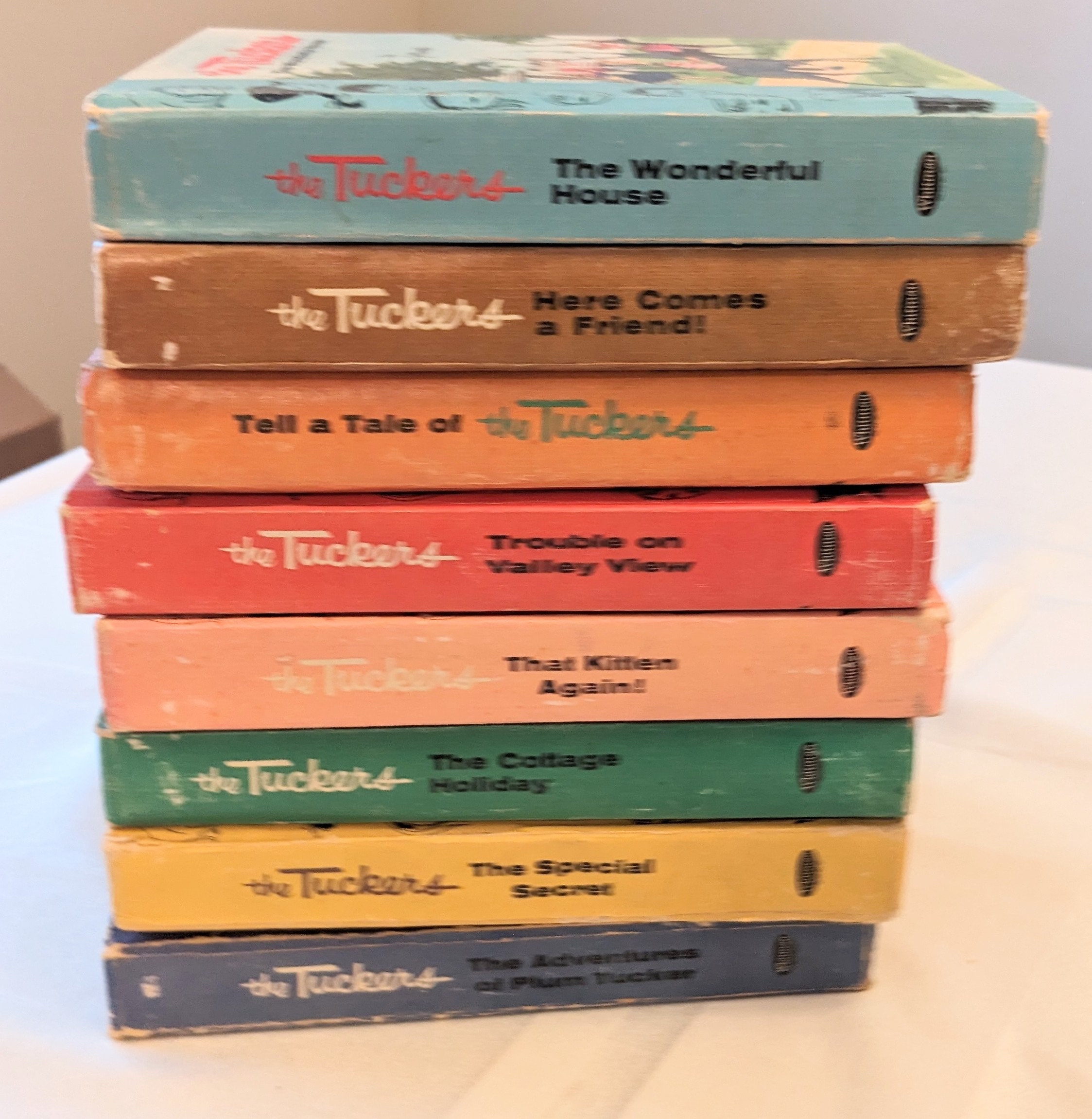 The Tuckers, Set of 8 Children's Books, 1960s Illustrated Vintage ...