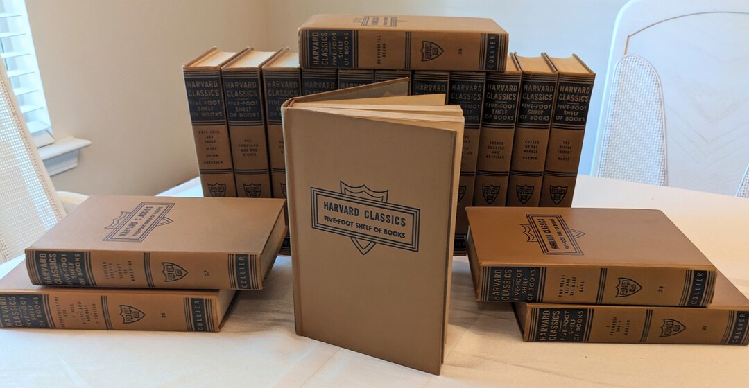 Harvard Classics Five Foot Shelf of Books, 1937, Complete Your Set. 15 ...