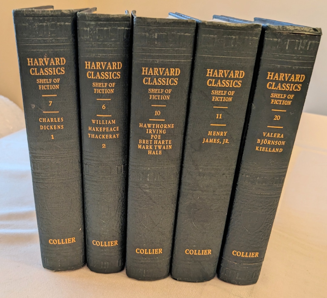 Harvard Classics Shelf of Fiction 1917: Literature, Vintage World ...
