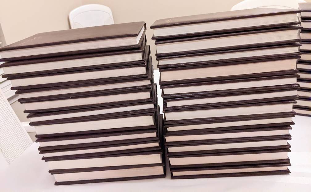 Louis L'amour Books: Leatherettename in Gilt Letters on - Etsy