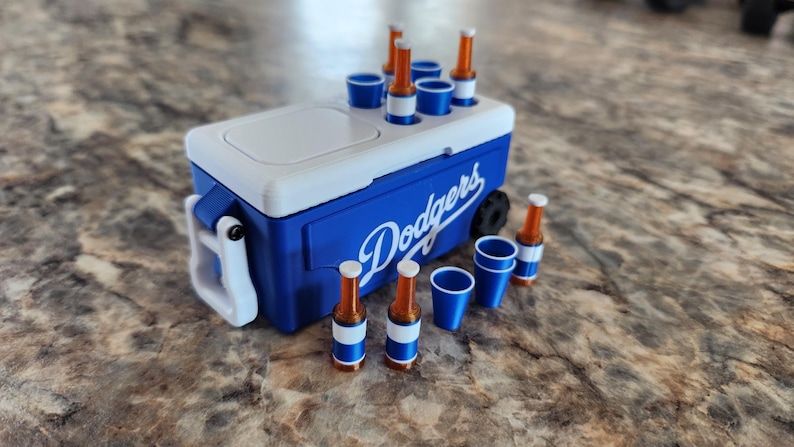 Los Angeles Dodgers Ice Chest Cooler, 1/10 Scale, Working Parts!! - Etsy