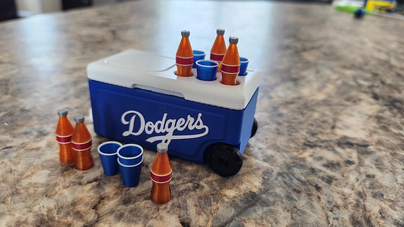 Los Angeles Dodgers Ice Chest Cooler, 1/10 Scale, Working Parts!! - Etsy