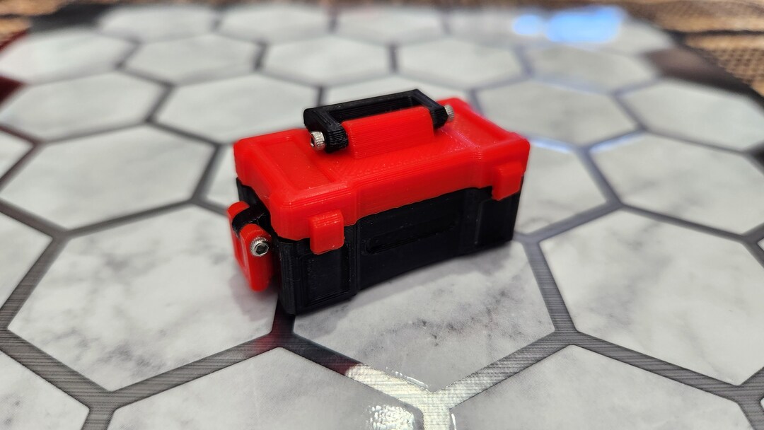 1/18 1/24 Scale Tool Box, Functional, Opening Lid & Rotating Handles - Etsy