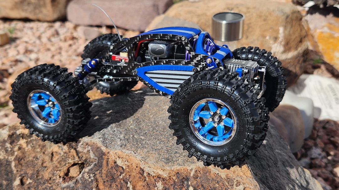 PRC "rok-reaper" SCX24 Carbon Fiber Chassis Kit, 20deg Skid, Double ...