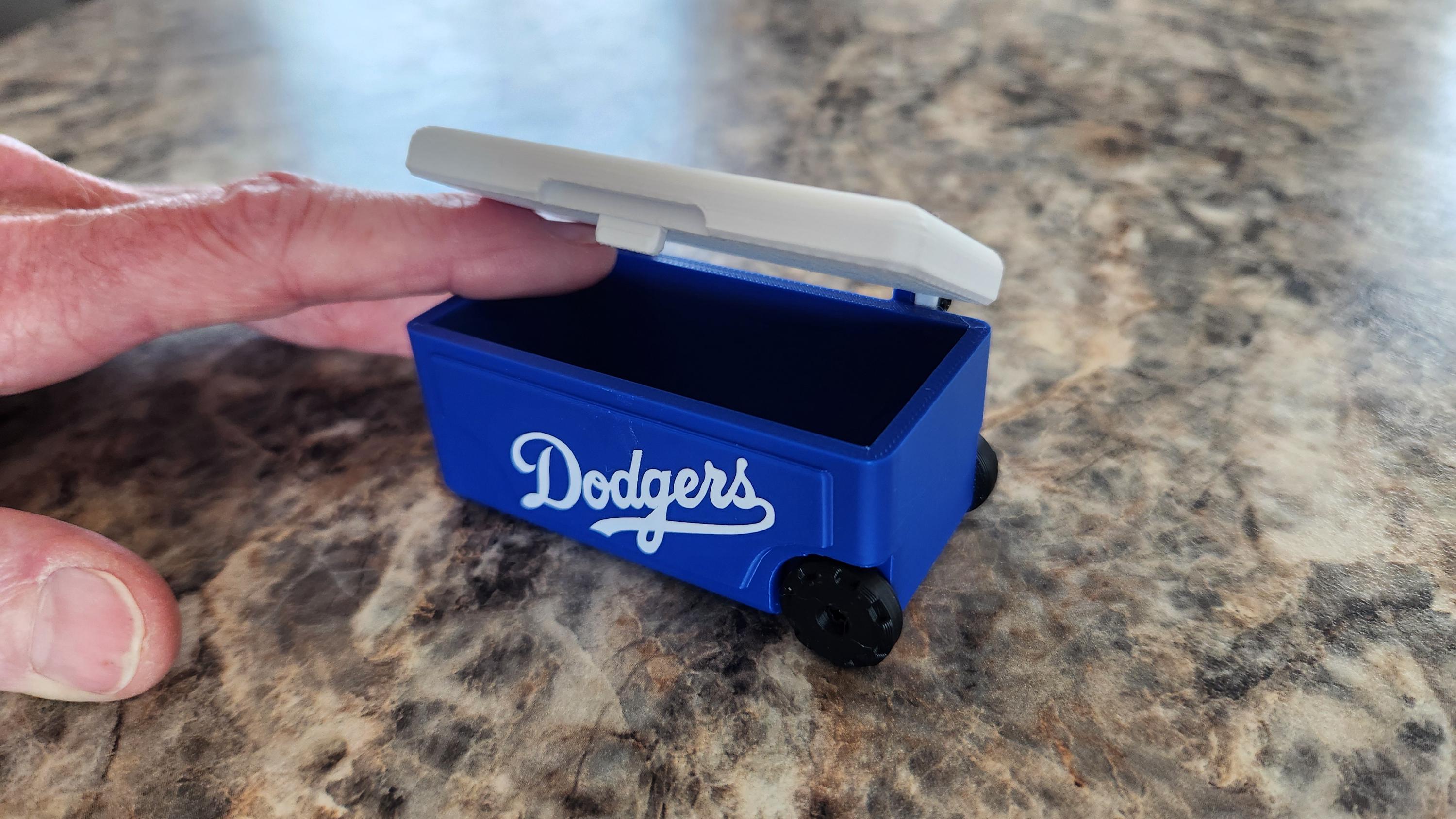 Los Angeles Dodgers Ice Chest Cooler, 1/10 Scale, Working Parts!! - Etsy