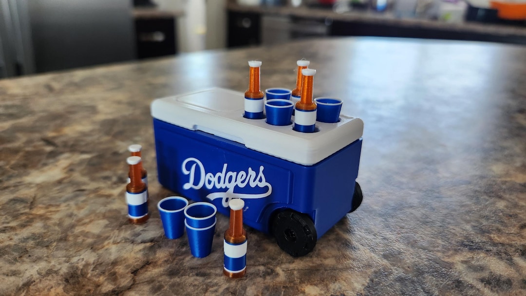 Los Angeles Dodgers Ice Chest Cooler, 1/10 Scale, Working Parts!! - Etsy