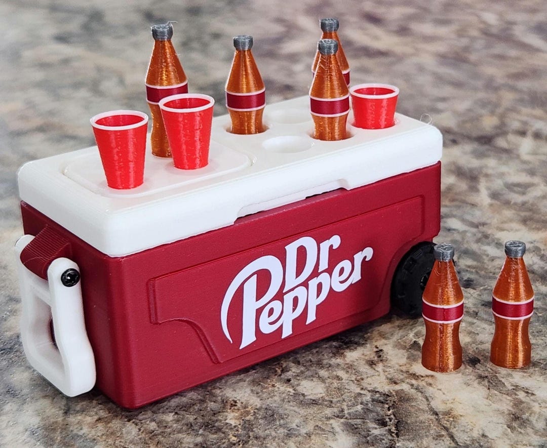 1/10 Scale "dr. Pepper" Ice Chest Cooler, Working Parts!! - Etsy