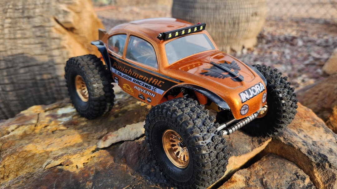 SCX24 - Injora VW Body Chassis Kit, LCG, 20 Deg Skid - Etsy