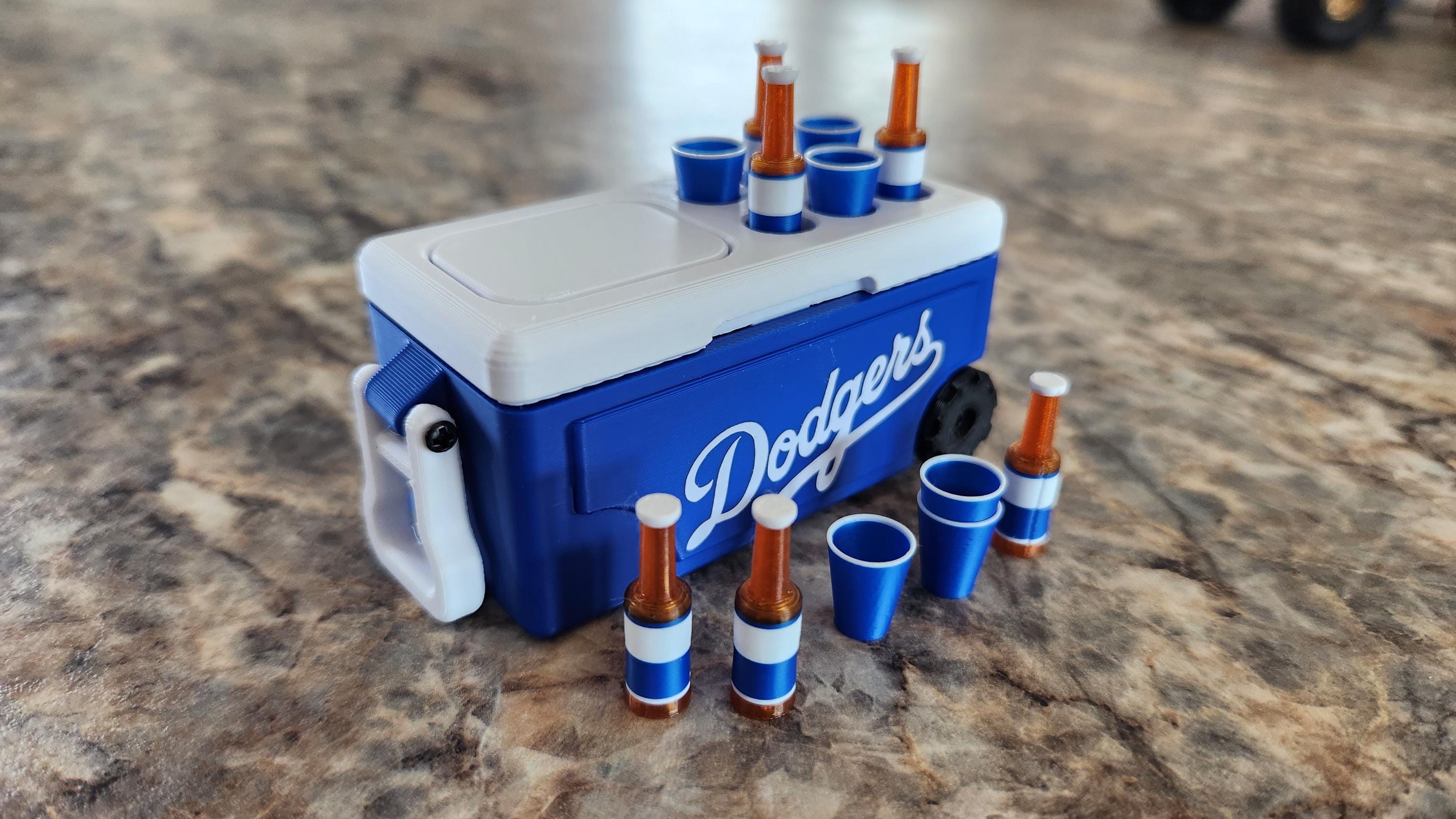 Los Angeles Dodgers Ice Chest Cooler, 1/10 Scale, Working Parts!! - Etsy