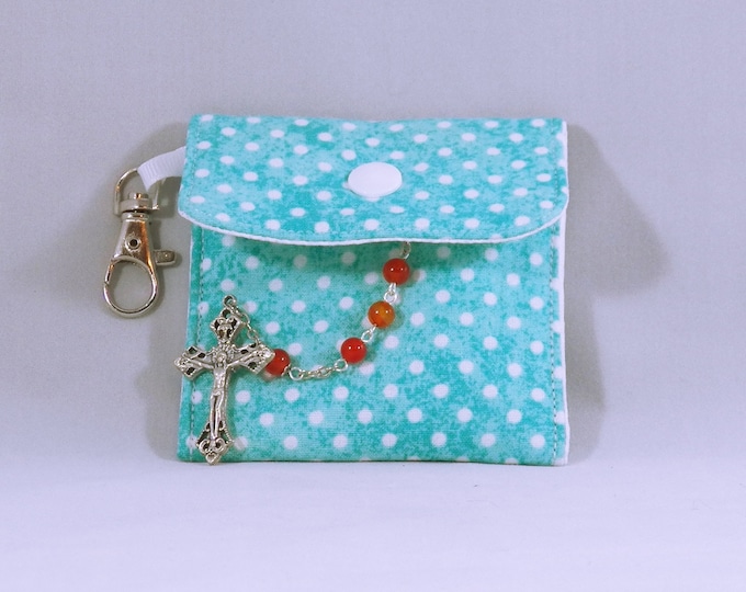 Rosary Pouch Fabric Coin Purse First Communion Gift Confirmation Gift ...