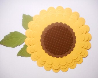 Sunflower cutouts | Etsy