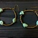 Oversize Boho Hoops, Ethnic Hoops, Gold Beaded Hoops, Hippie Earrings ...