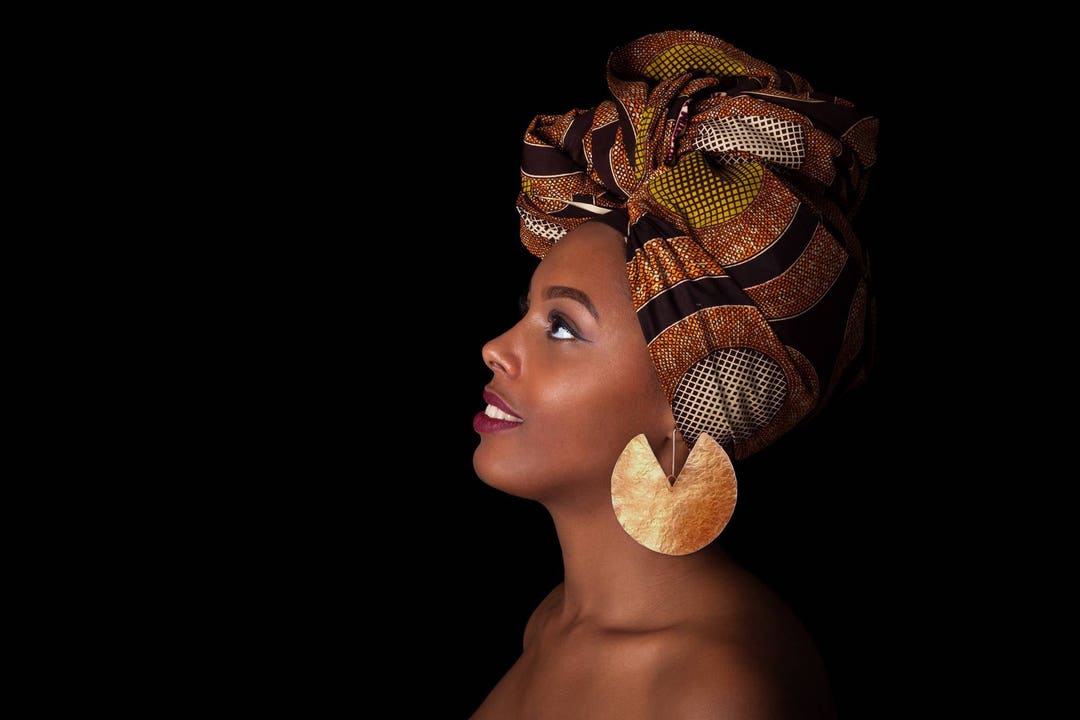 African Earrings, Oversize Hoop Earrings, Brass Ethnic Earrings, Tribal ...