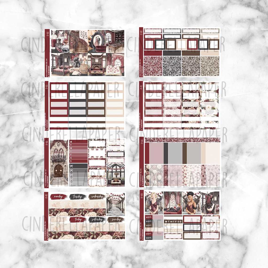 Dark Romance - Ultimate Sticker Kit - Etsy