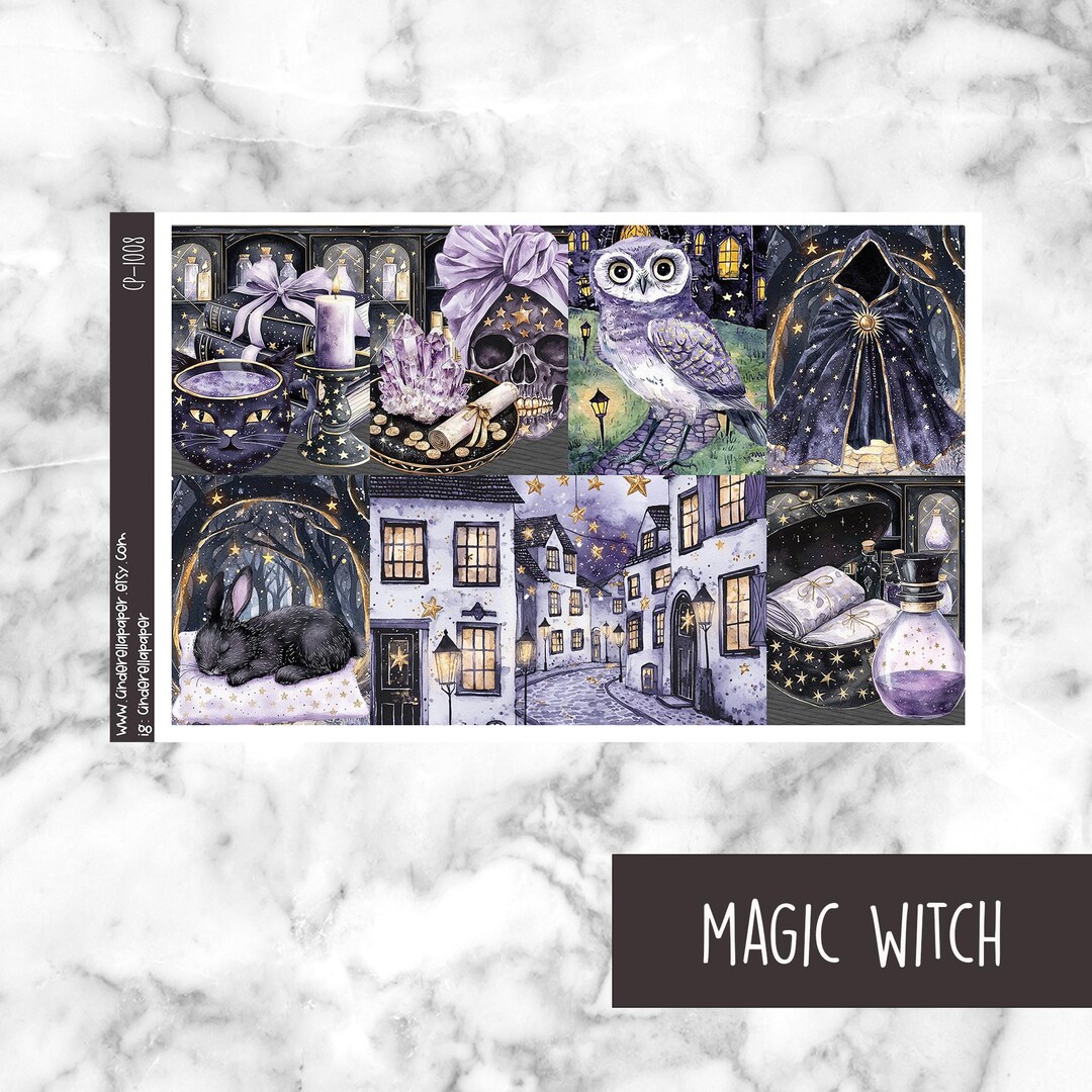 Magic Witch - Ultimate Sticker Kit - Etsy