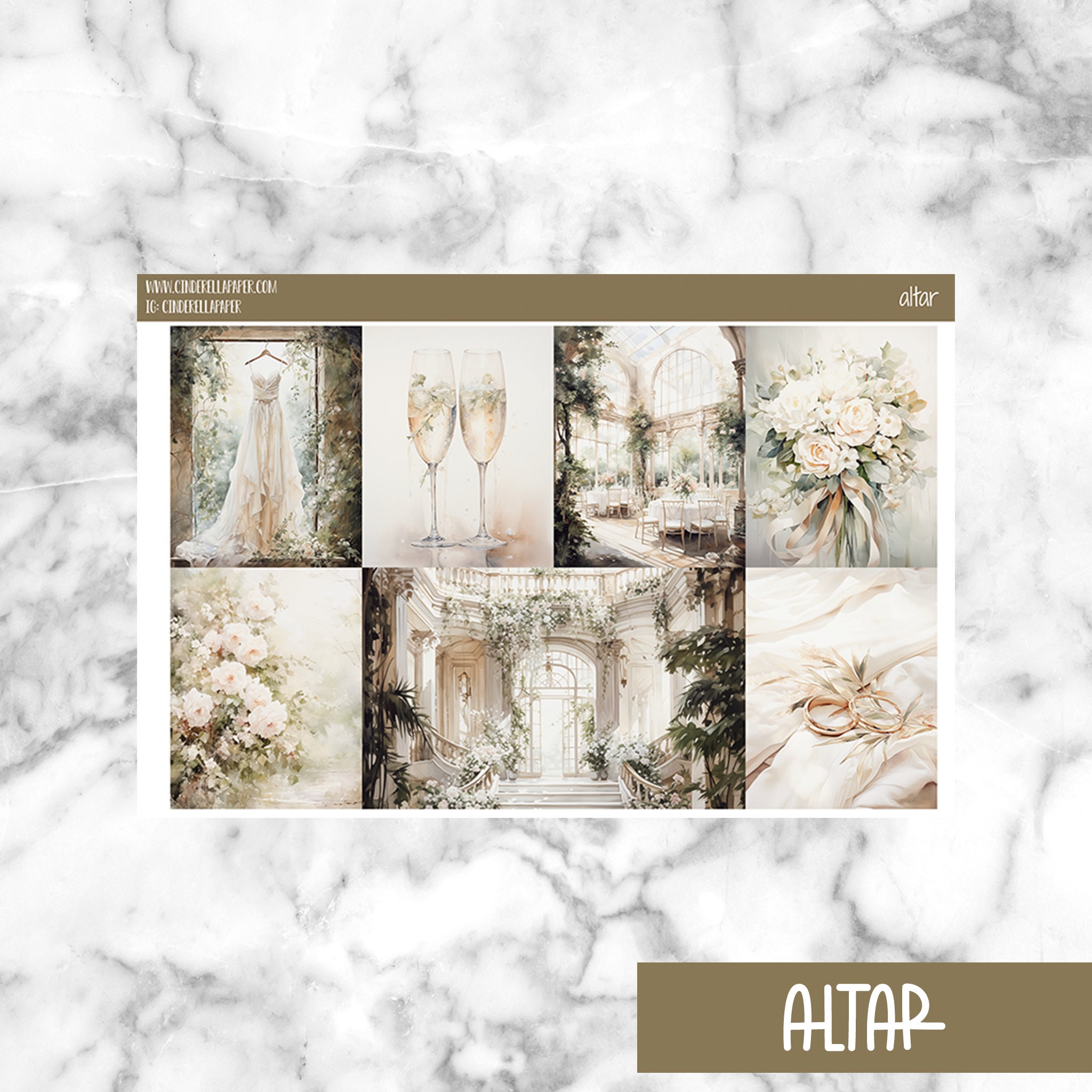 Altar Printable Planner Stickers, Weekly Sticker Kit Erin Condren ...