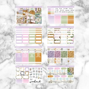 The Burrow Printable Planner Stickers, Weekly Sticker Kit Erin Condren ...