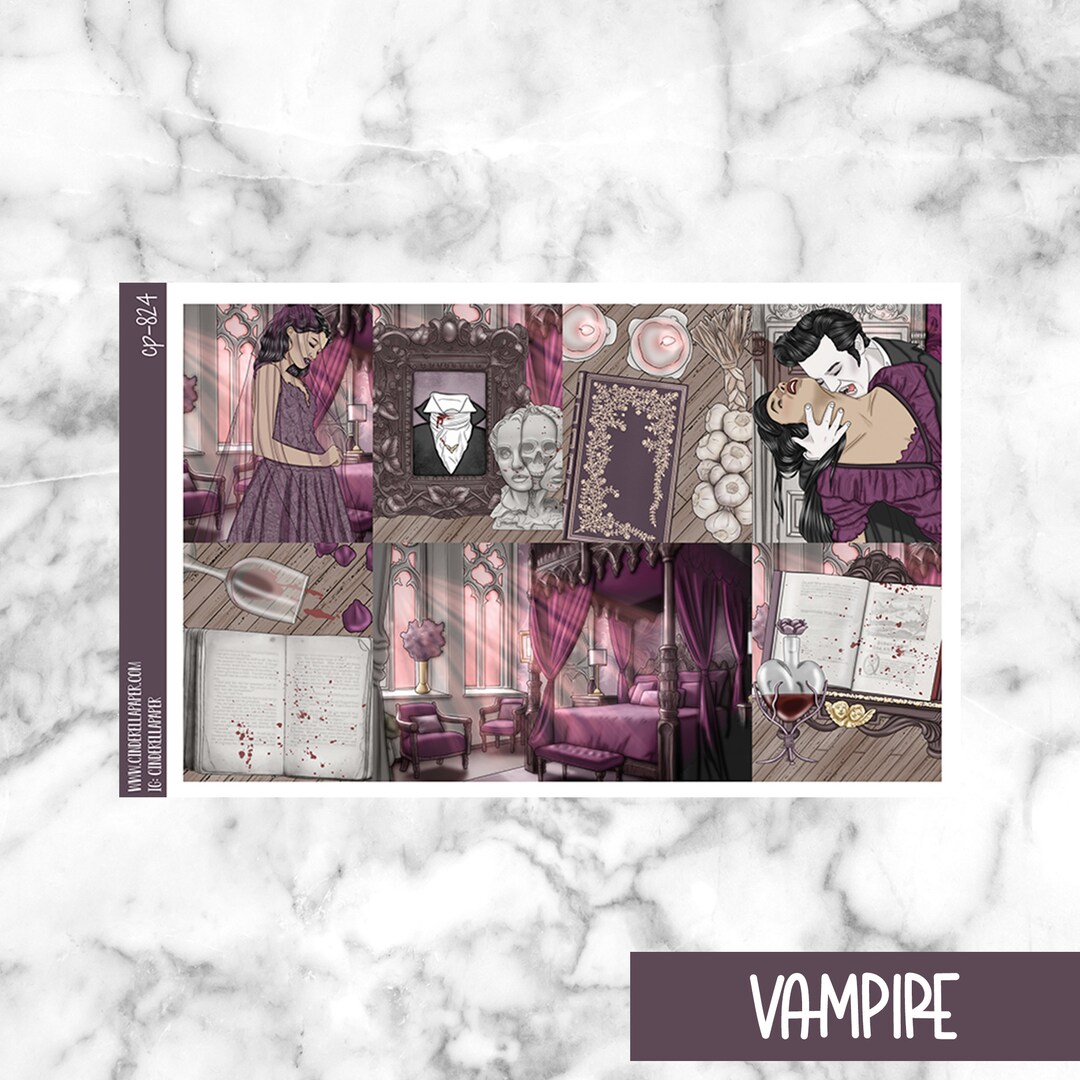 Vampire - Ultimate Sticker Kit - Etsy