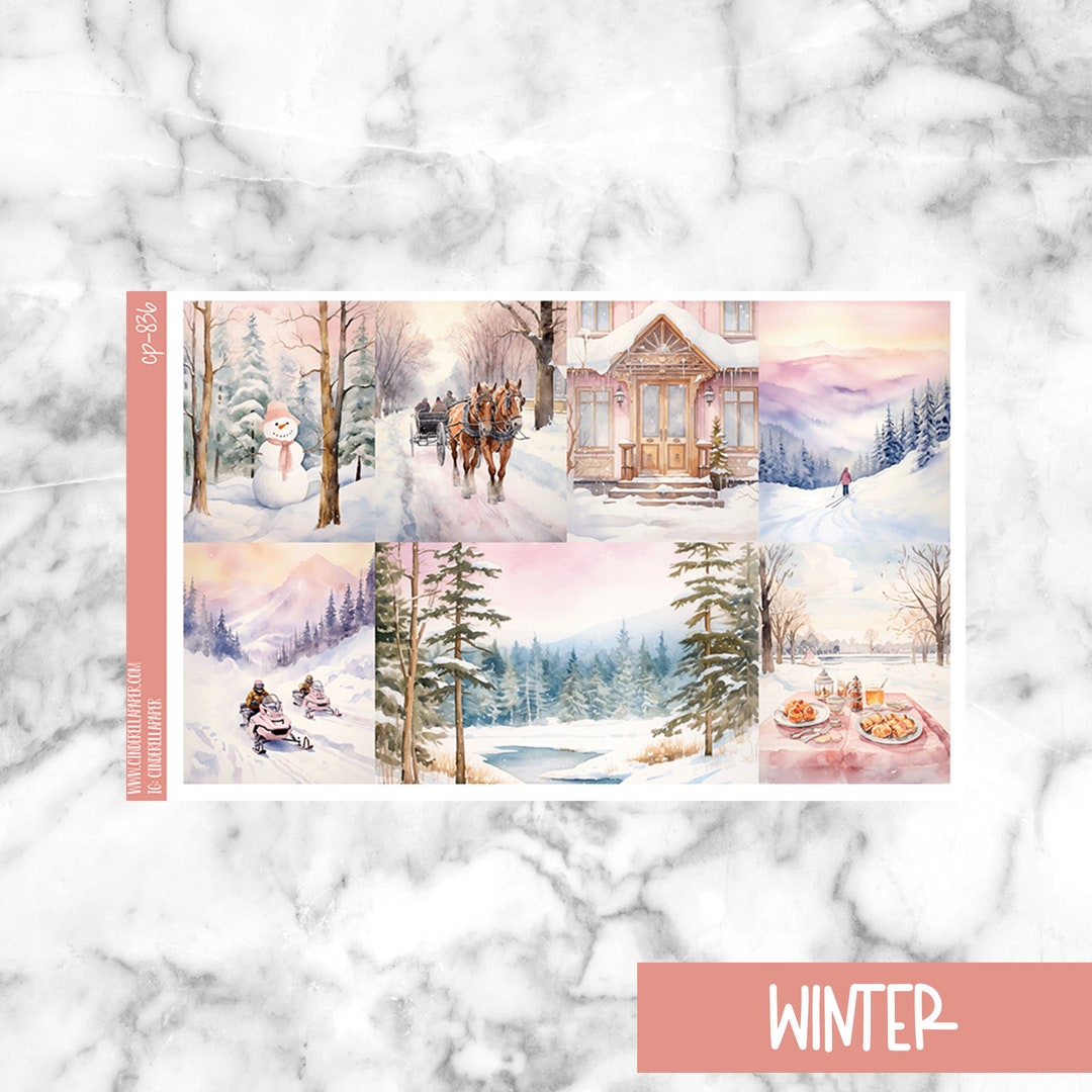 Winter - Ultimate Sticker Kit - Etsy