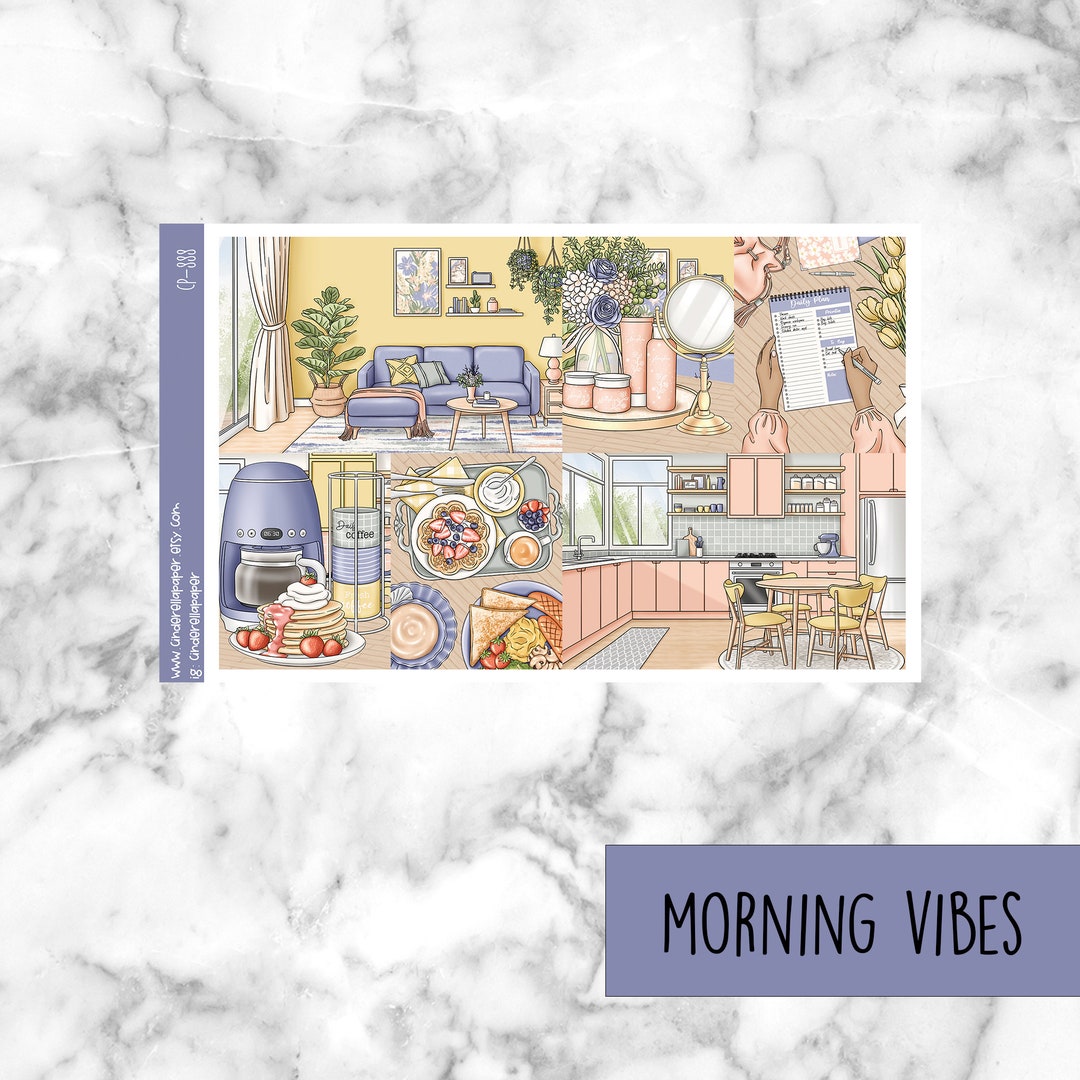 Morning Vibes - Ultimate Sticker Kit - Etsy