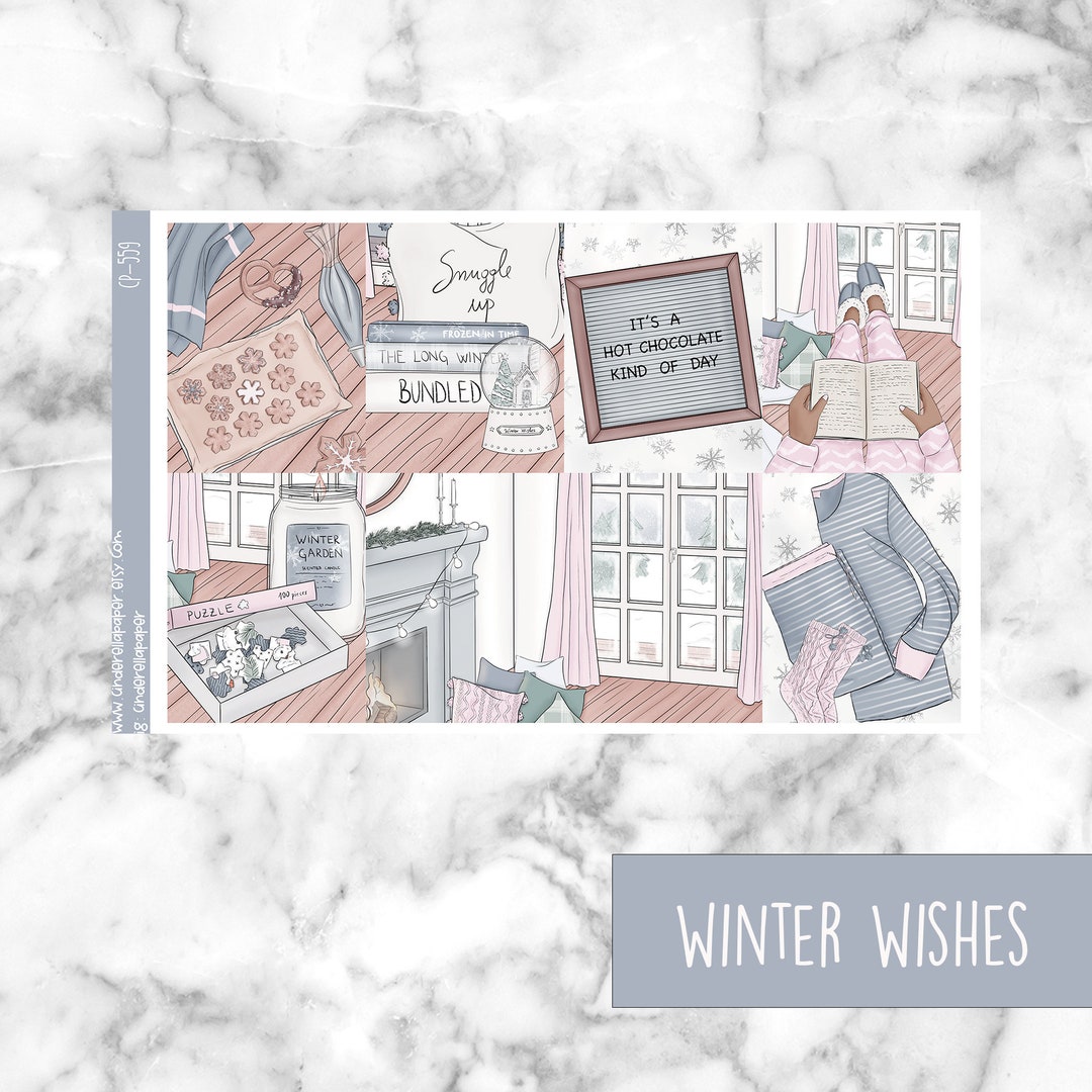 Winter Wishes Ultimate Sticker Kit - Etsy