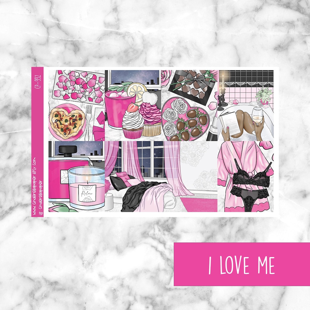 I Love Me Ultimate Sticker Kit - Etsy
