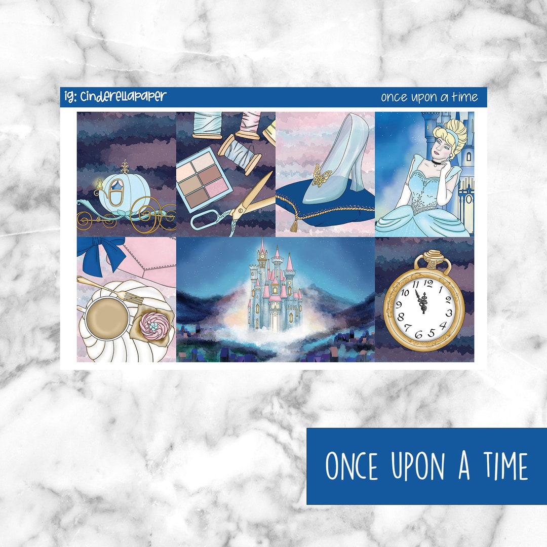 Once Upon a Time Printable Planner Stickers, Weekly Sticker Kit Erin ...