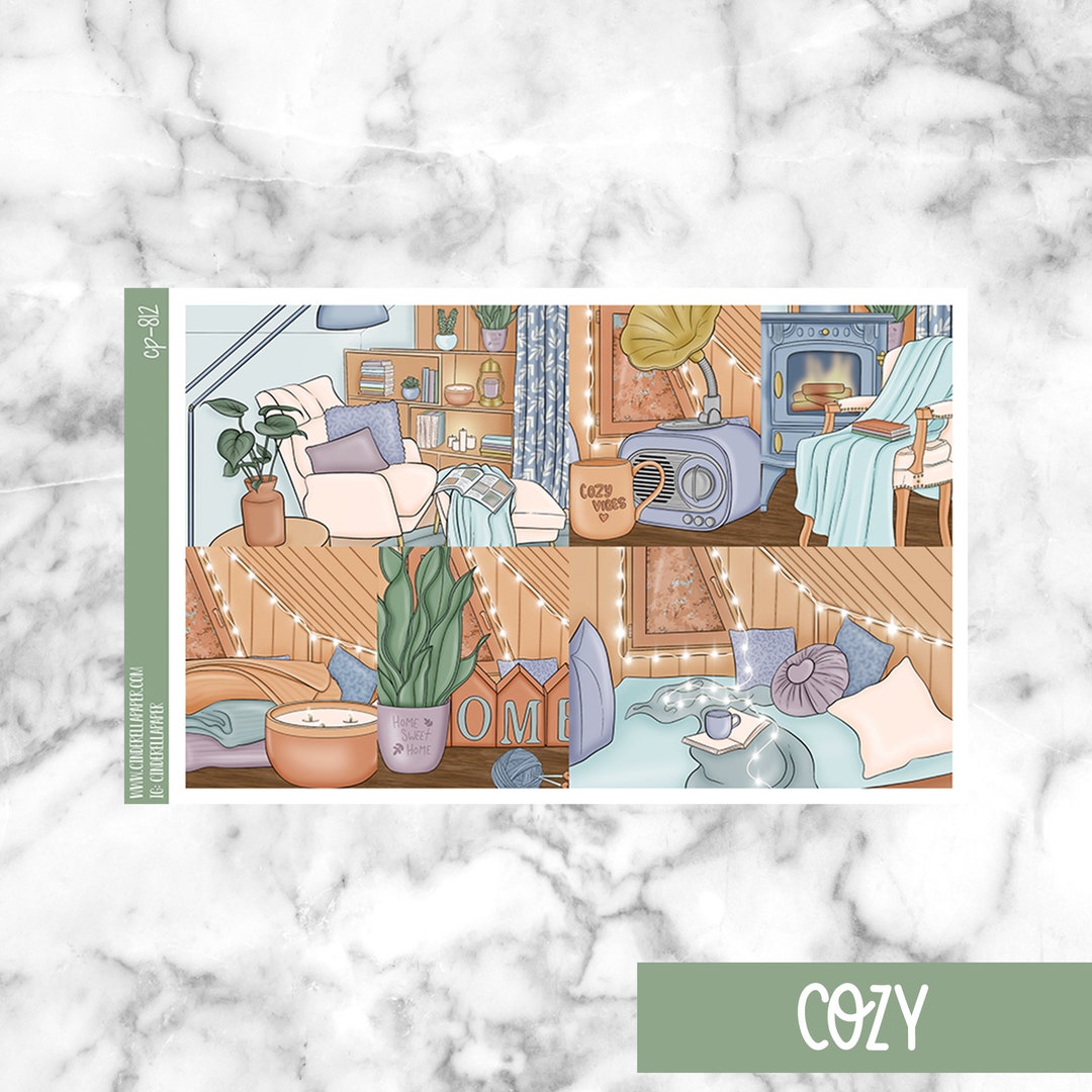 Cozy - Ultimate Sticker Kit - Etsy
