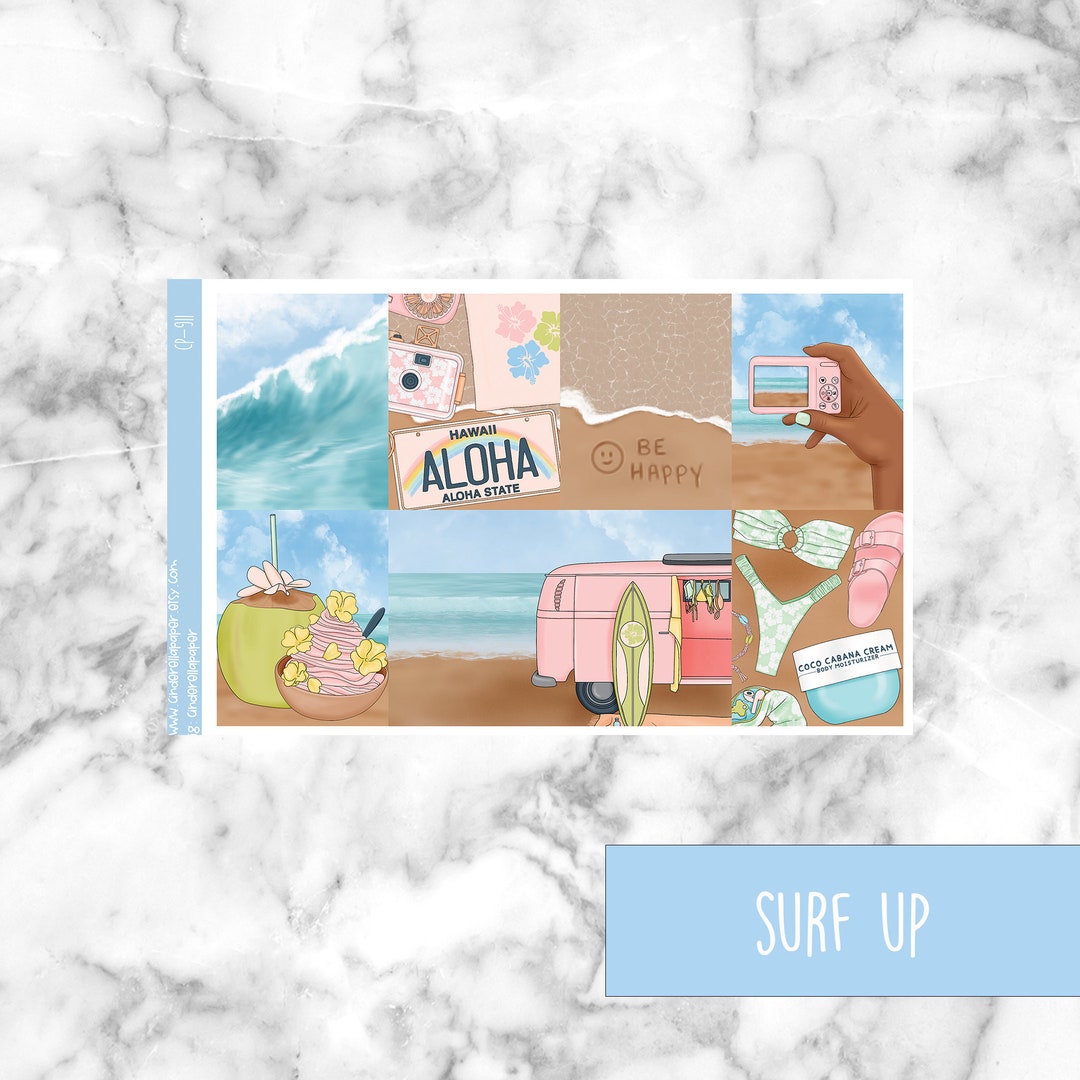 Surf up - Ultimate Sticker Kit - Etsy