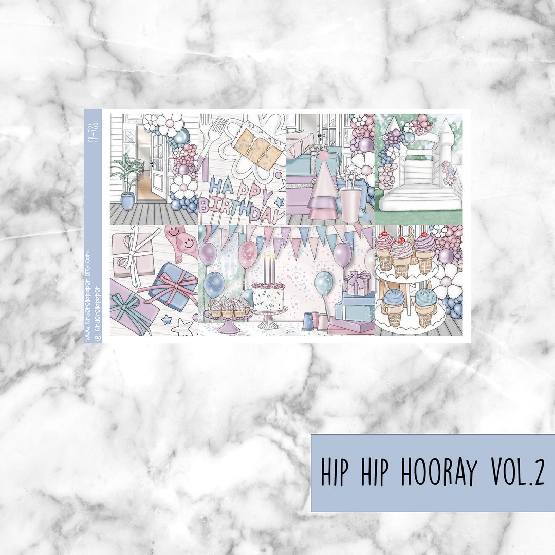 Hip Hip Hooray Vol.2 - Ultimate Sticker Kit - Etsy