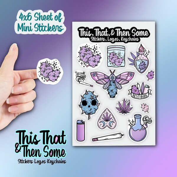 Stoner Stickers - Etsy