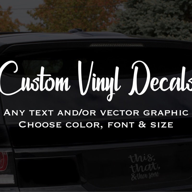 Vinyl Decals - Etsy