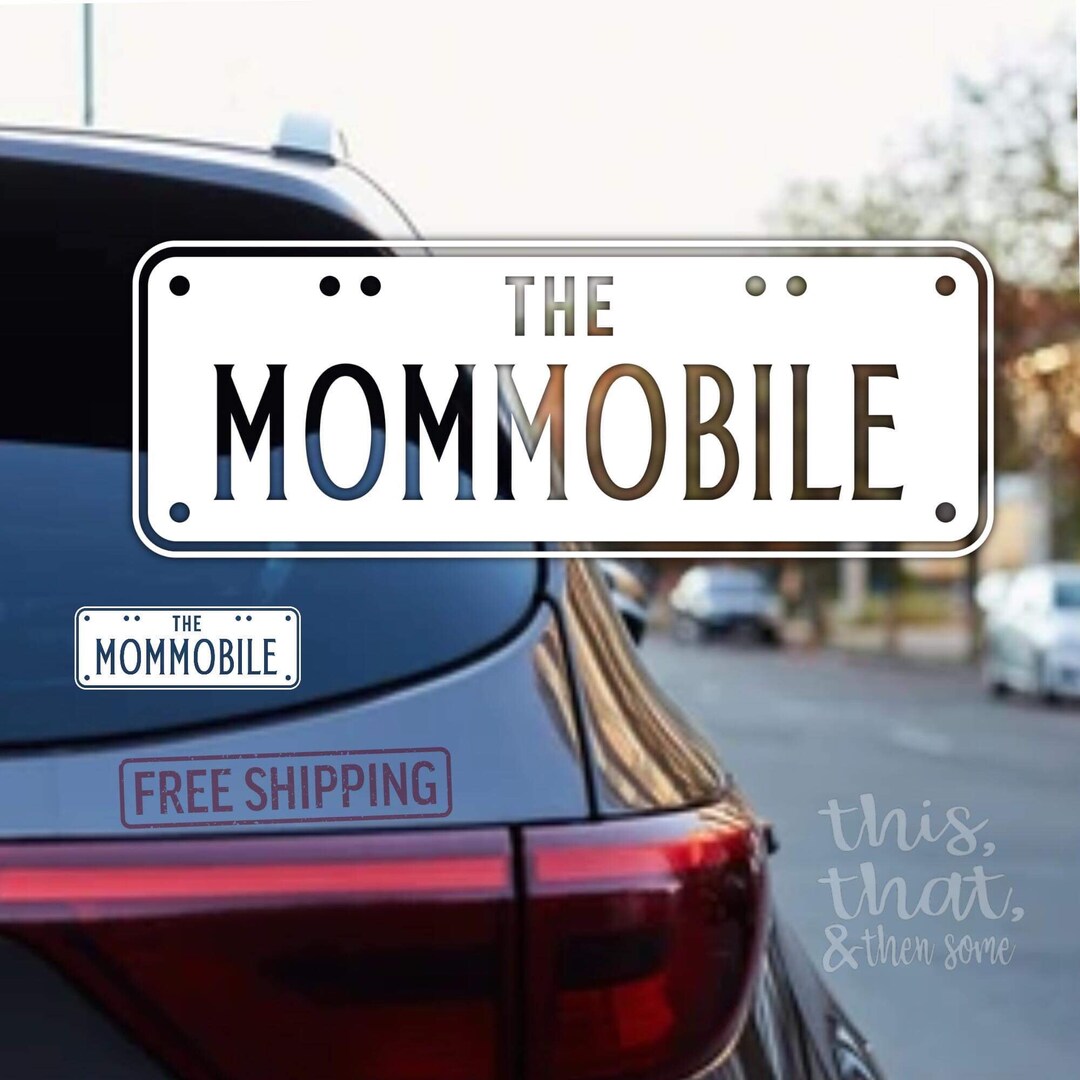 The Mom Mobile Vinyl Decal, Inspirational Sticker, Bumper Sticker - Etsy