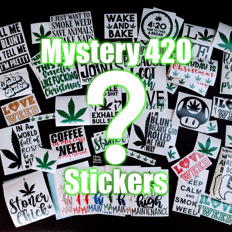 Stoner Stickers - Etsy