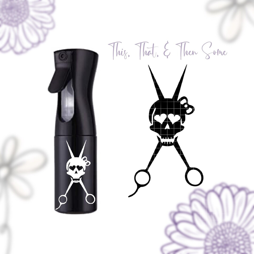 Hairstylist Decal, Scissors, Cosmetologist, Hair Dryer, Blow Dryer ...