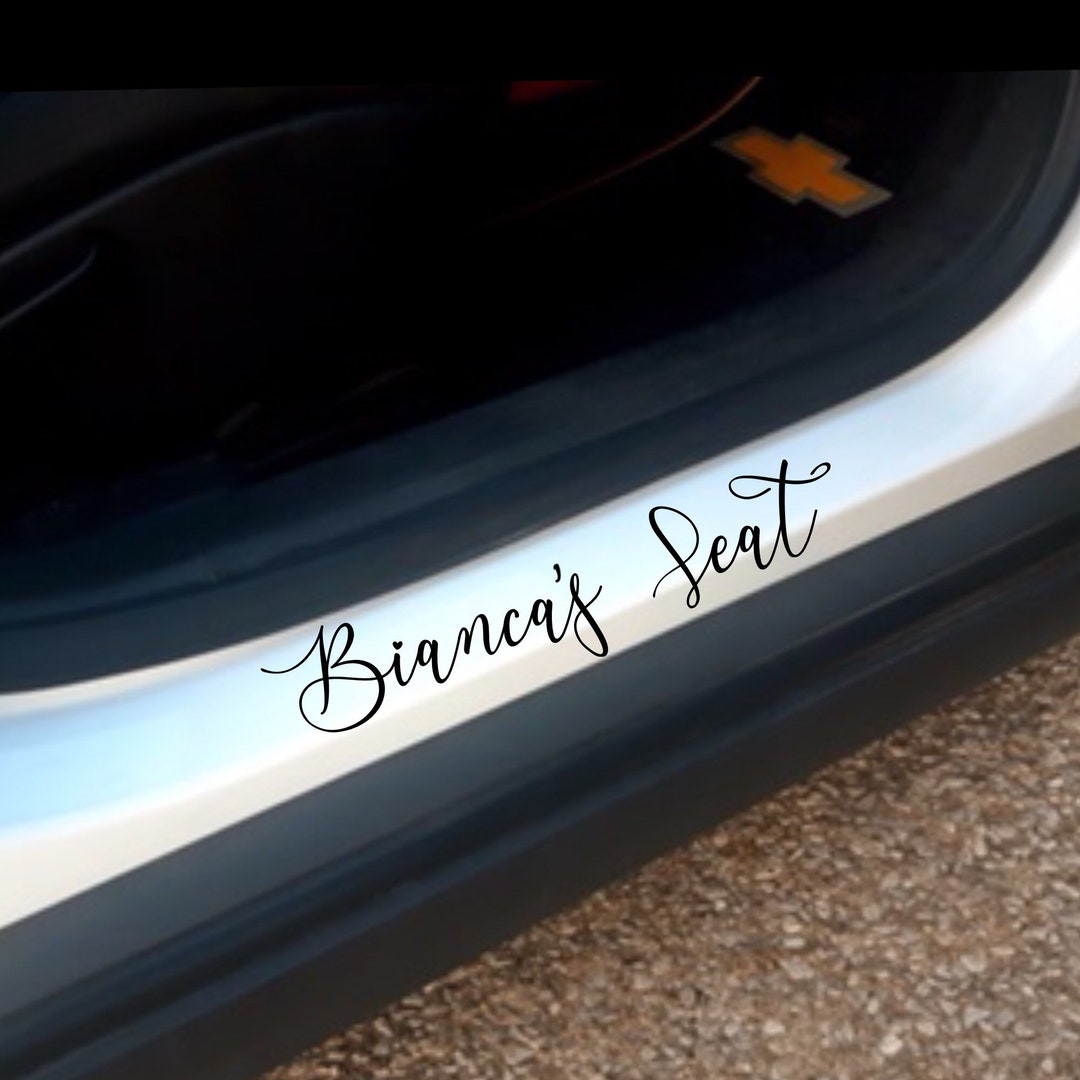 Passenger Princess Door Frame Custom Decal - Etsy