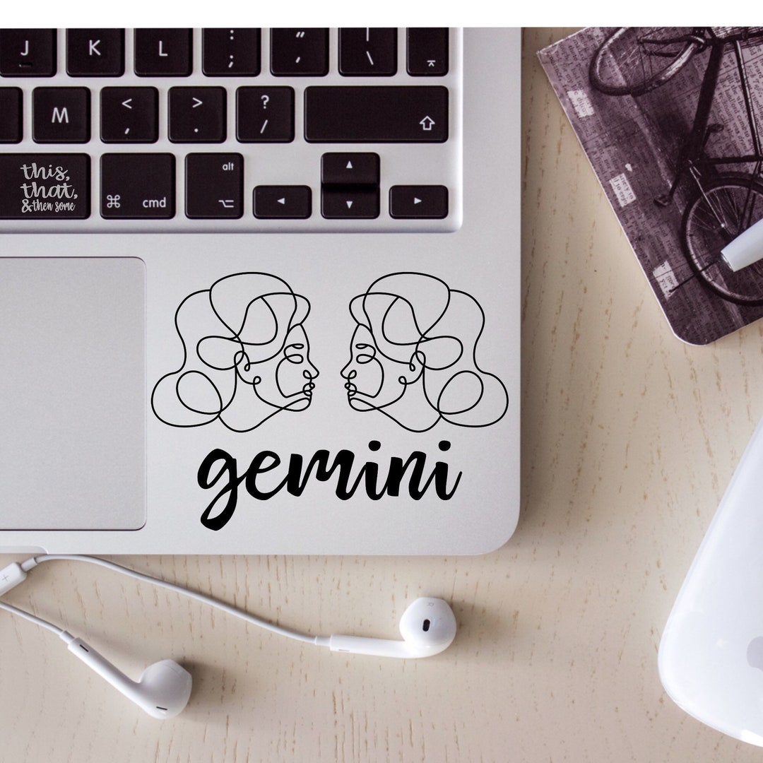 Gemini, Zodiac, Astrology, Vinyl Decal Sticker - Etsy